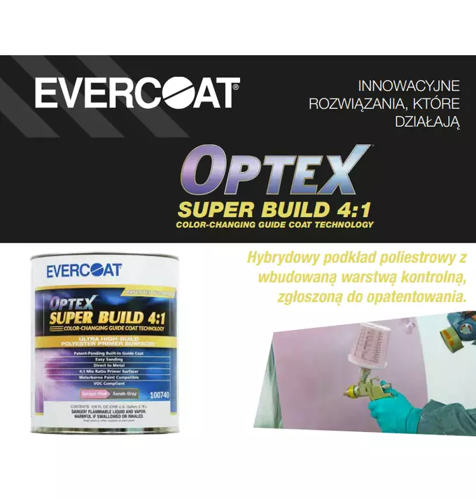 Podkład poliestrowo-epoksydowy z wbudowaną warstwą kontrolną Optex ...