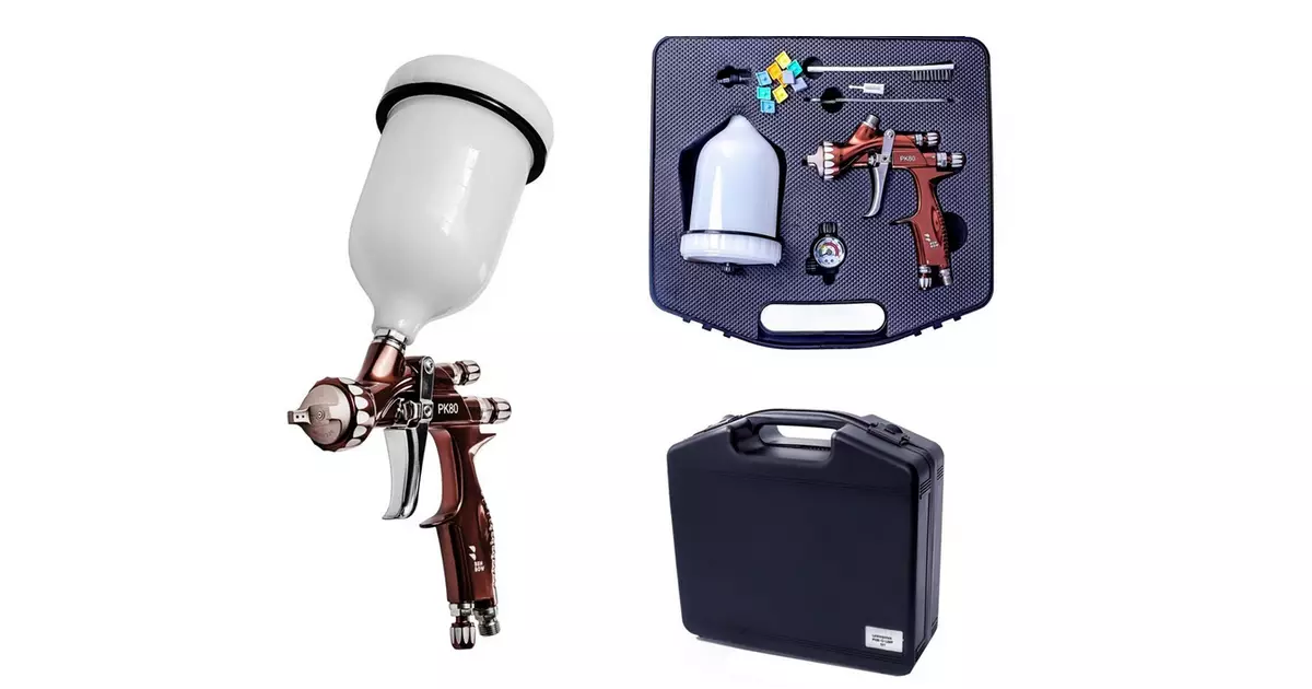 Pistolet lakierniczy w walizce PK80 1,3 MP BenBow 000070 - dlalakierni.pl - internetowy sklep ...