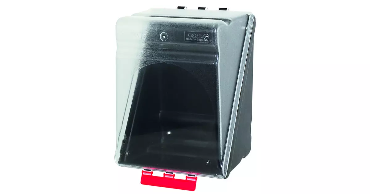 Pojemnik ochronny transparentny na produkty BHP SecuBox Maxi ...