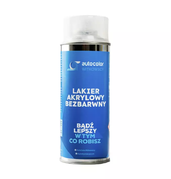 Lakier bezbarwny połysk w sprayu 400 ml DL001 - dlalakierni.pl - internetowy sklep lakierniczy