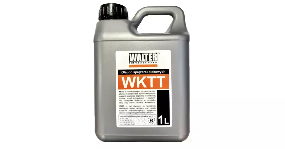 Olej sprężarkowy WKTT 1L Walter 4000000102 - dlalakierni.pl ...
