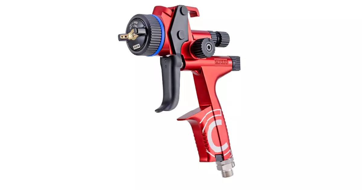 Pistolet lakierniczy SATA jet X5500 B RP RPS 1,3 CC Sata 1174573 - dlalakierni.pl - internetowy ...