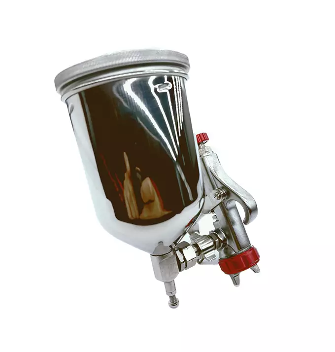 Pistolet lakierniczy z bocznym kubkiem aluminiowym Finer II Plus 1,4 Meiji - dlalakierni.pl ...