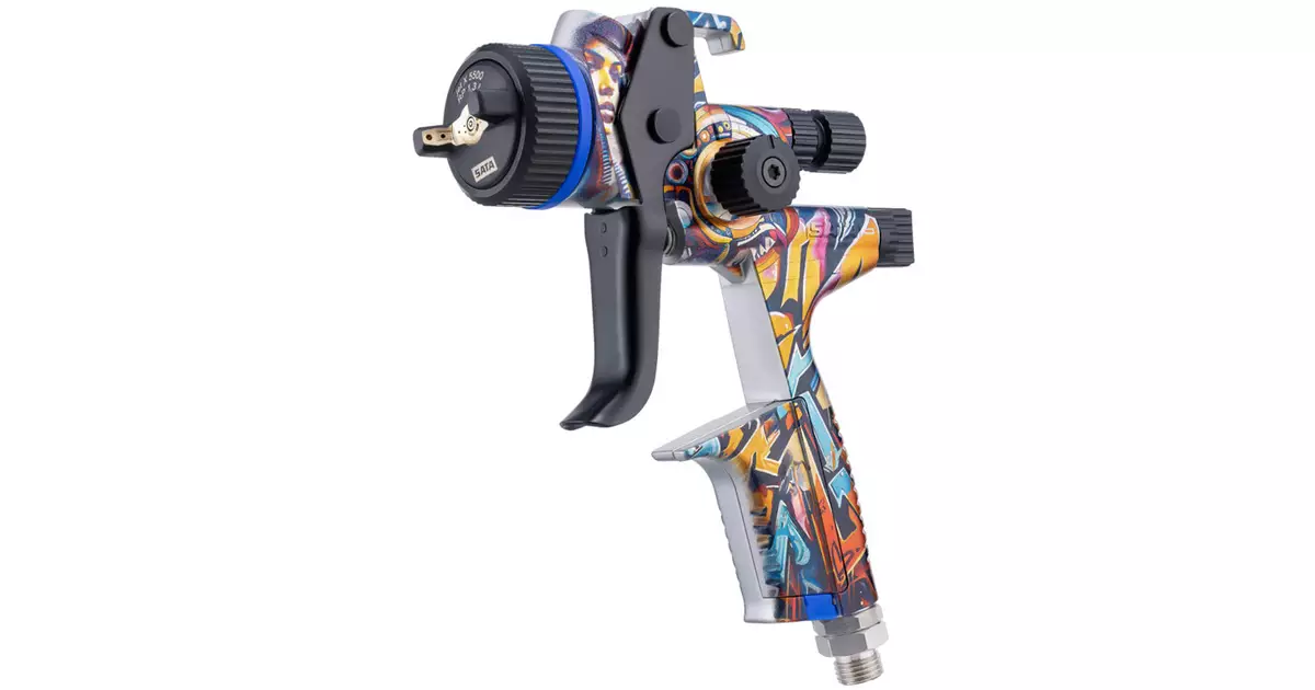 Pistolet lakierniczy SATA jet X5500 HVLP RPS 1,3 O Street Art Sata 1217290 - dlalakierni.pl ...