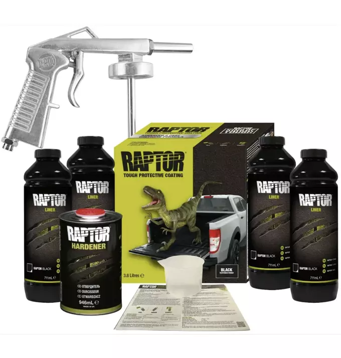 Środek do ochrony karoserii Raptor czarny 3,8 L Upol UP-RLB/S4 ...